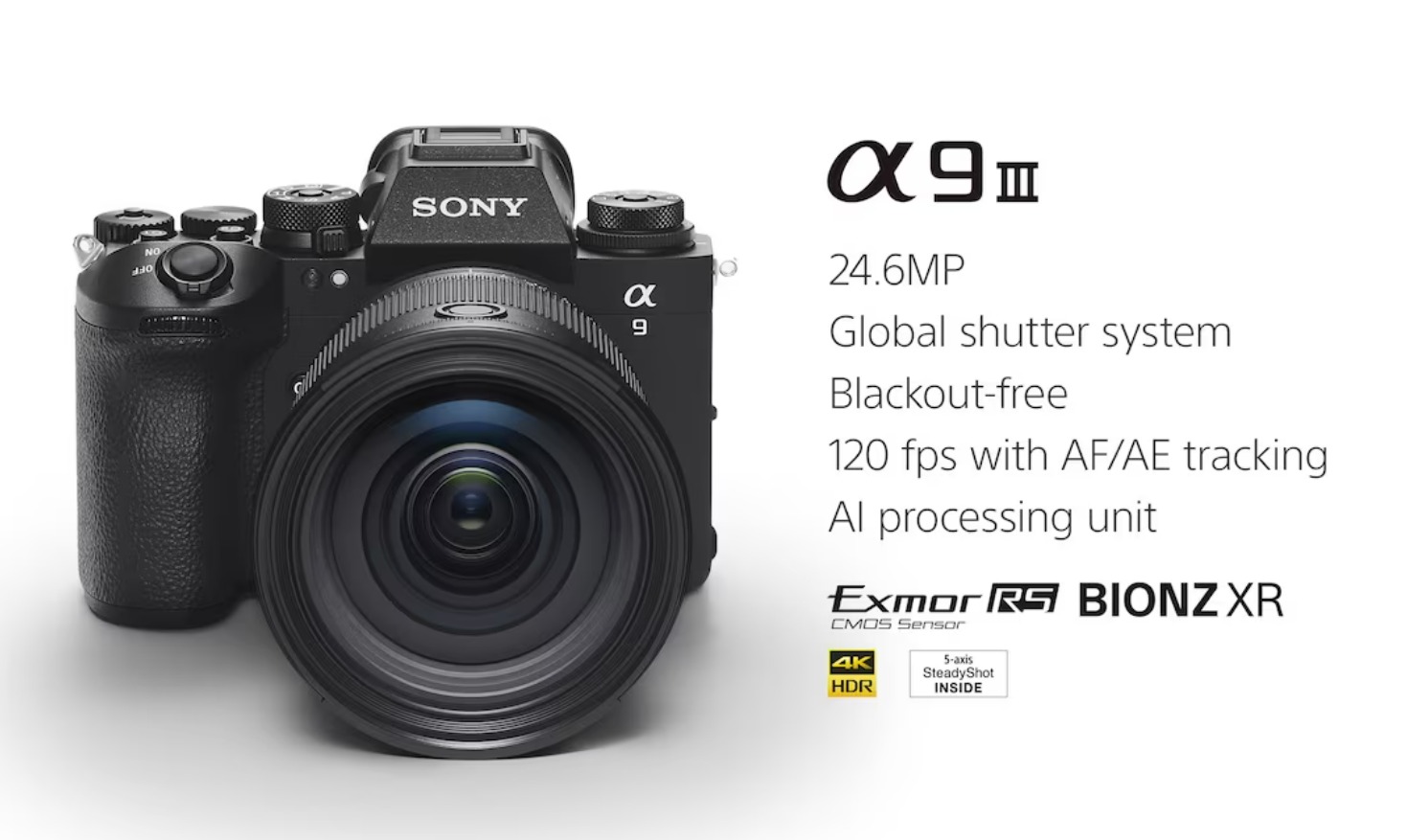 Sony A9 III Mirrorless Camera (Free Sony 80GB CF Express Type A Card ...