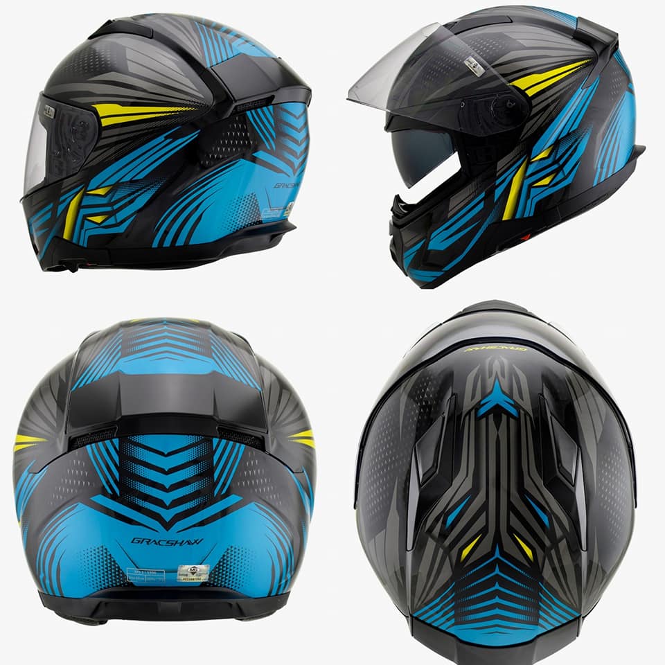 TWIINS BLUETOOTH HEADSET & Gracshaw G9200 Grandio Speedbeast Green ...