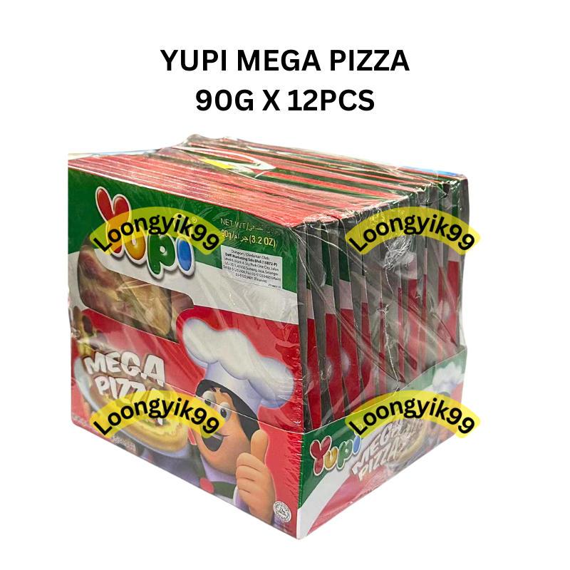 YUPI MEGA PIZZA 90G X 12PCS HALAL | Shopee Malaysia