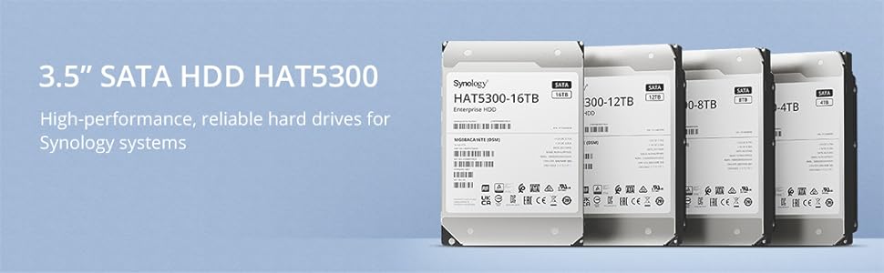 Synology HAT5300 & HAT5310 SATA III 3.5'' Enterprise Sata Internal Hard ...