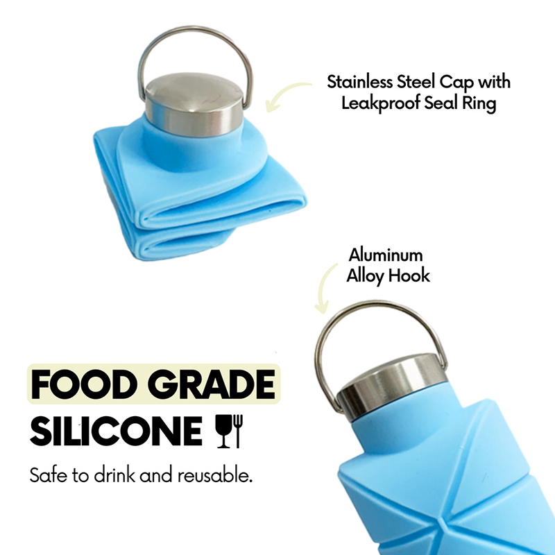 2L Foldable Water Bottle Outdoor Water Bottles Collapsible Soft Flask ...