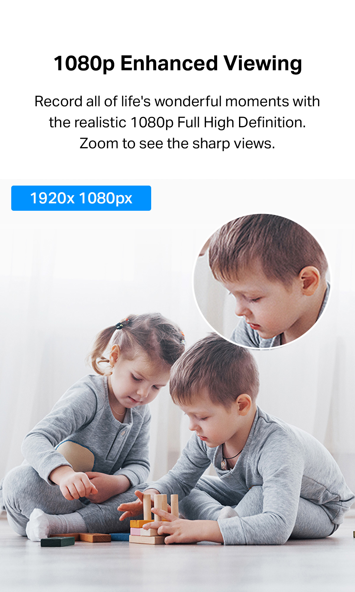 TP-Link 360 1080P Full HD IP Camera Pan & Tilt/Amazon Cloud WiFi CCTV ...