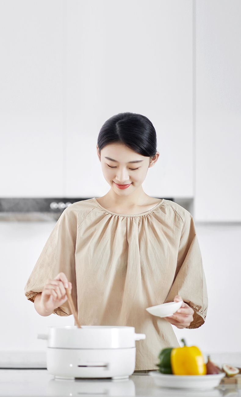 Olayks 2.5L Detachable Multifunction Electric Cooker (2.5L) 多功能分体式电煮锅 煎炒锅 1Year Warranty ...