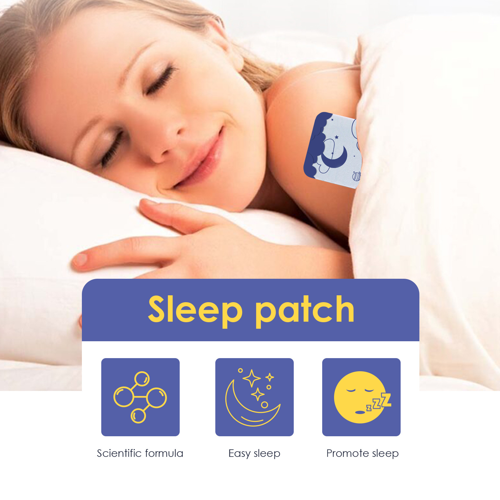 EELHOE 睡眠辅助贴 (28 pcs) Sleep Aid Patches 缓解失眠 帮助入眠 一觉睡天亮 提高睡眠质量 Relieve ...