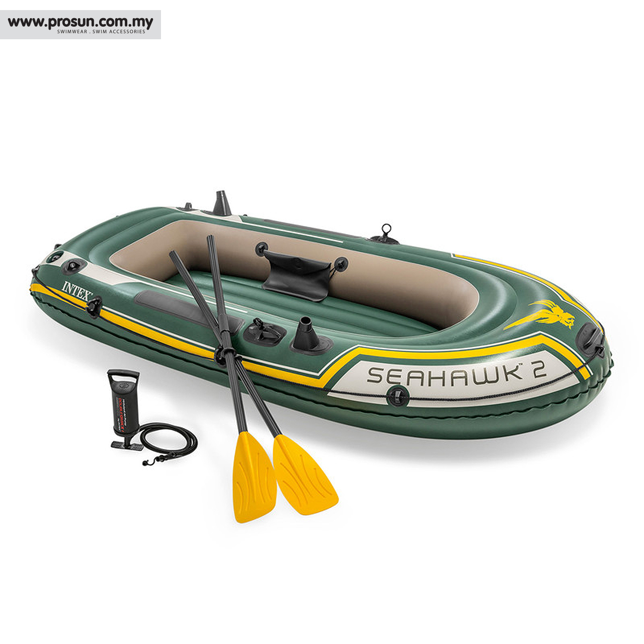 Prosun Intex Seahawk™ 2 Inflatable Boat Set For 2 Person Recreational ...