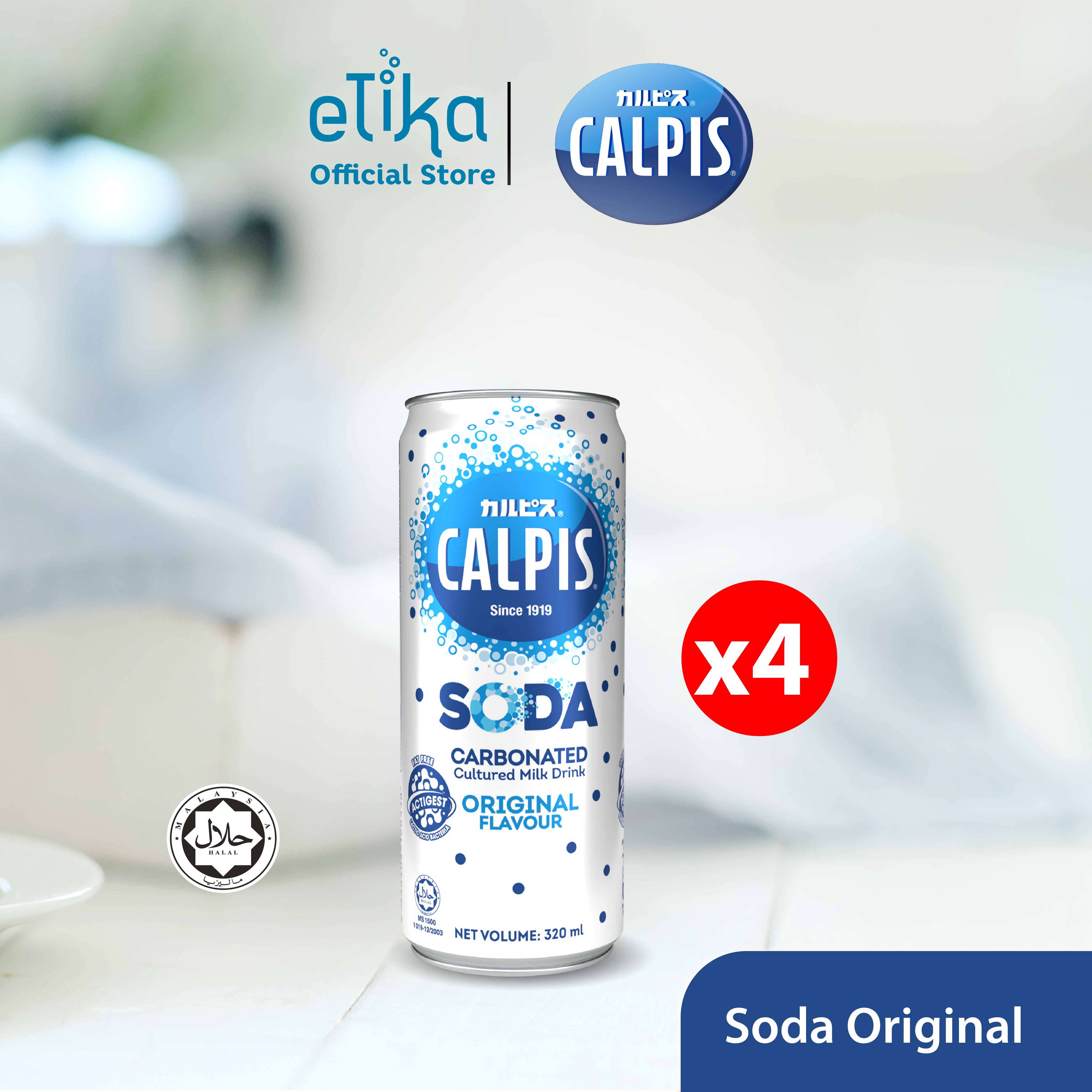 Calpis Soda (320ml x 4 Cans) | Shopee Malaysia
