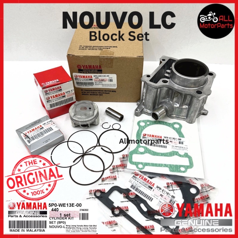 [100% ORI] NOUVO-LC CYLINDER BLOCK SET 5P0/5PO-WE13E-00 100% ORIGINAL ...