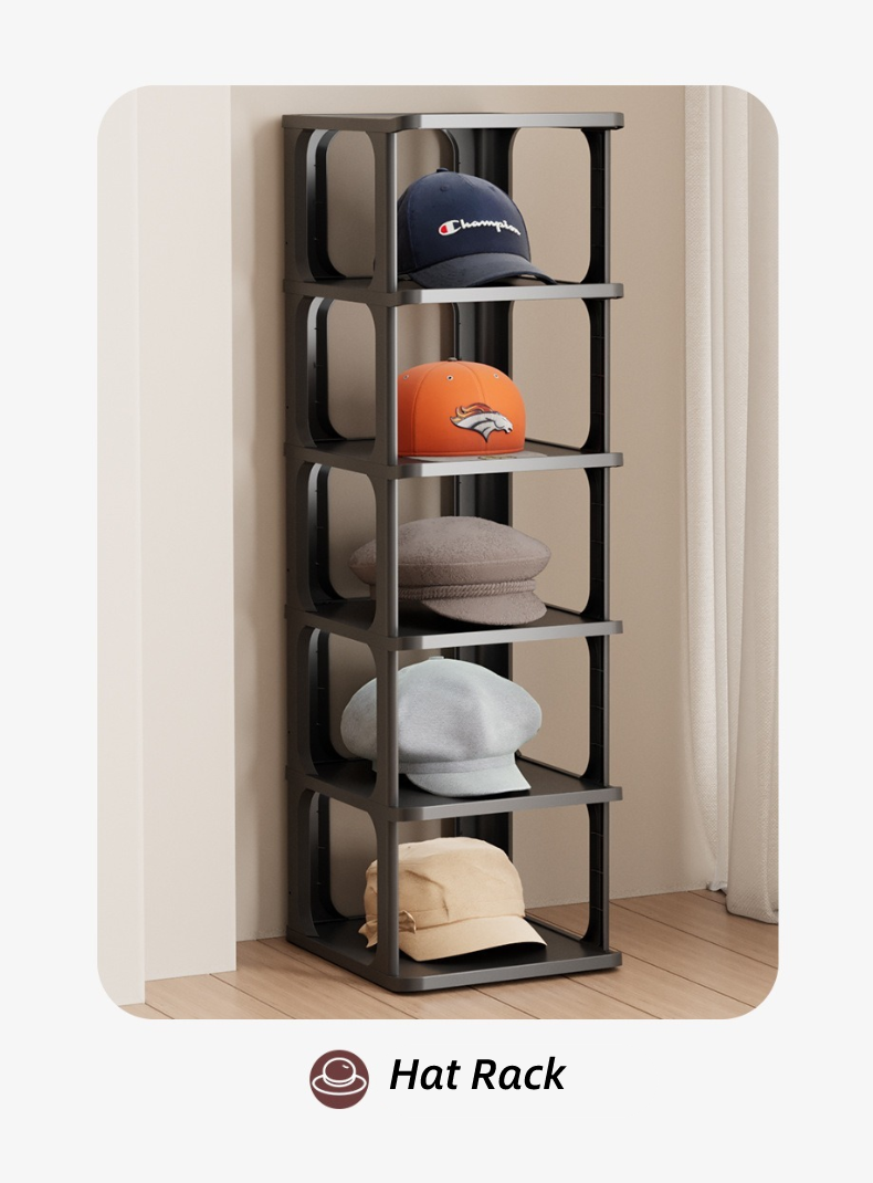 Shoe Rack DIY Rak Kasut Simple Plastic Shoe Racks Multi-Layer Storage Space-Saving Organizer ...