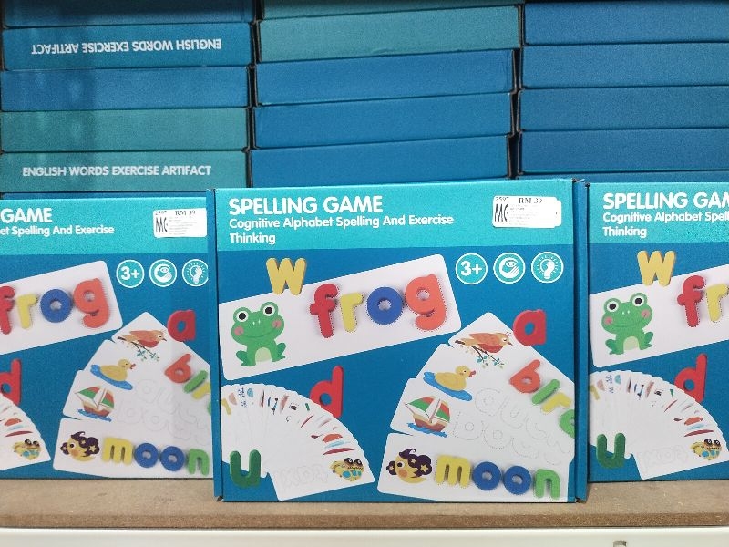Children's Spelling English Word Jumble Games Montessori Early Learning ...