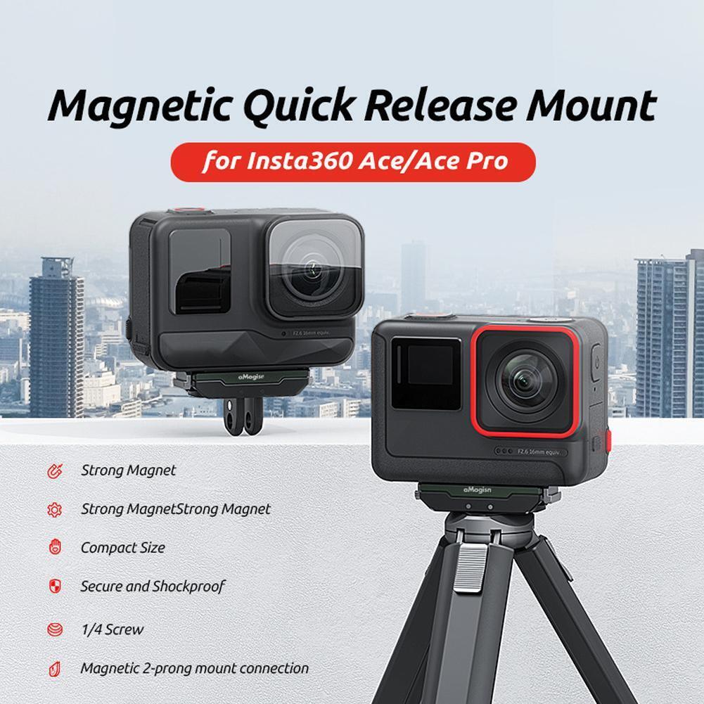 Magnetic Quick Release Mount for Insta360 Ace & Ace Pro , Ace Pro 2 ...