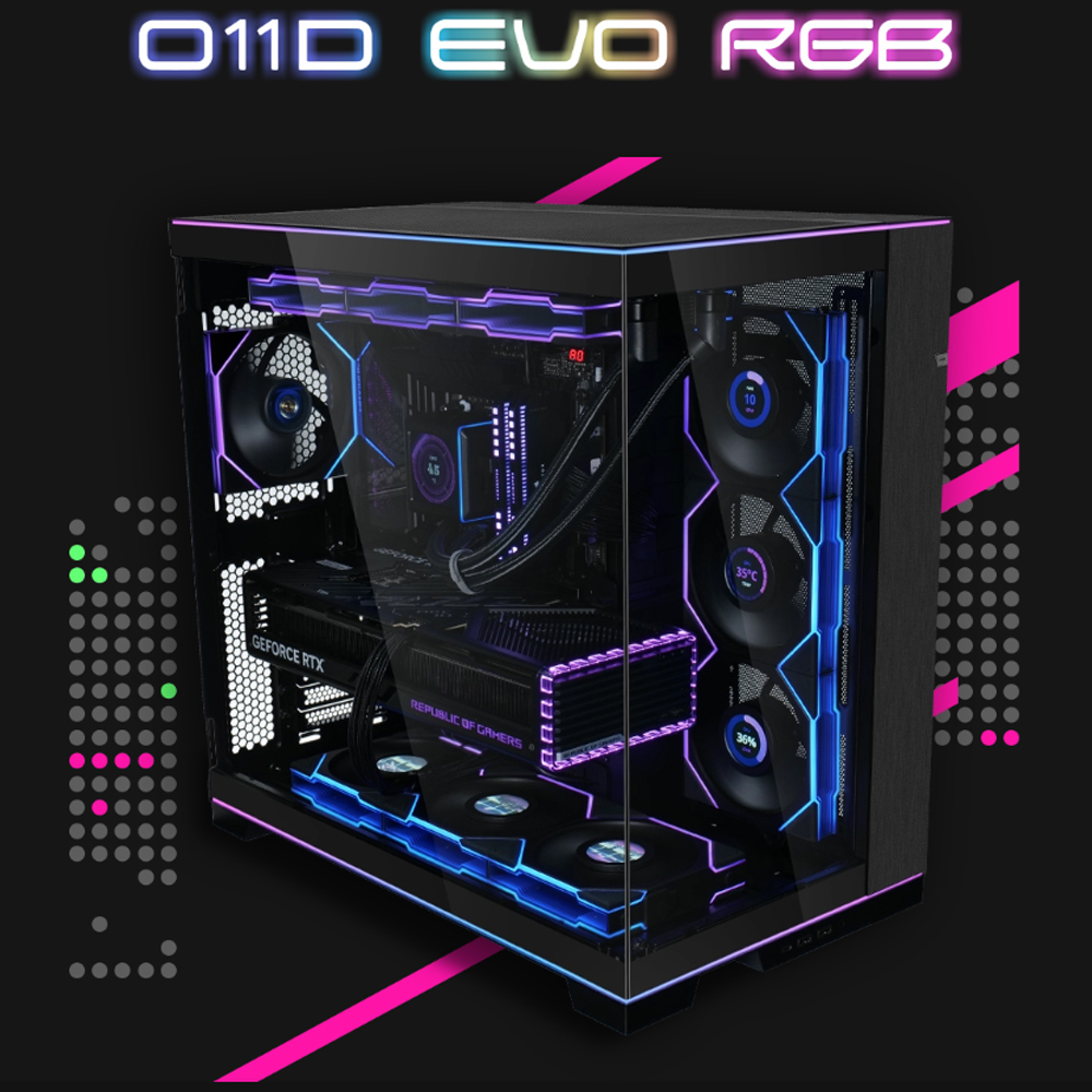Lian Li O11 Dynamic Evo RGB Tempered Glass E-ATX Gaming Case | Shopee Malaysia