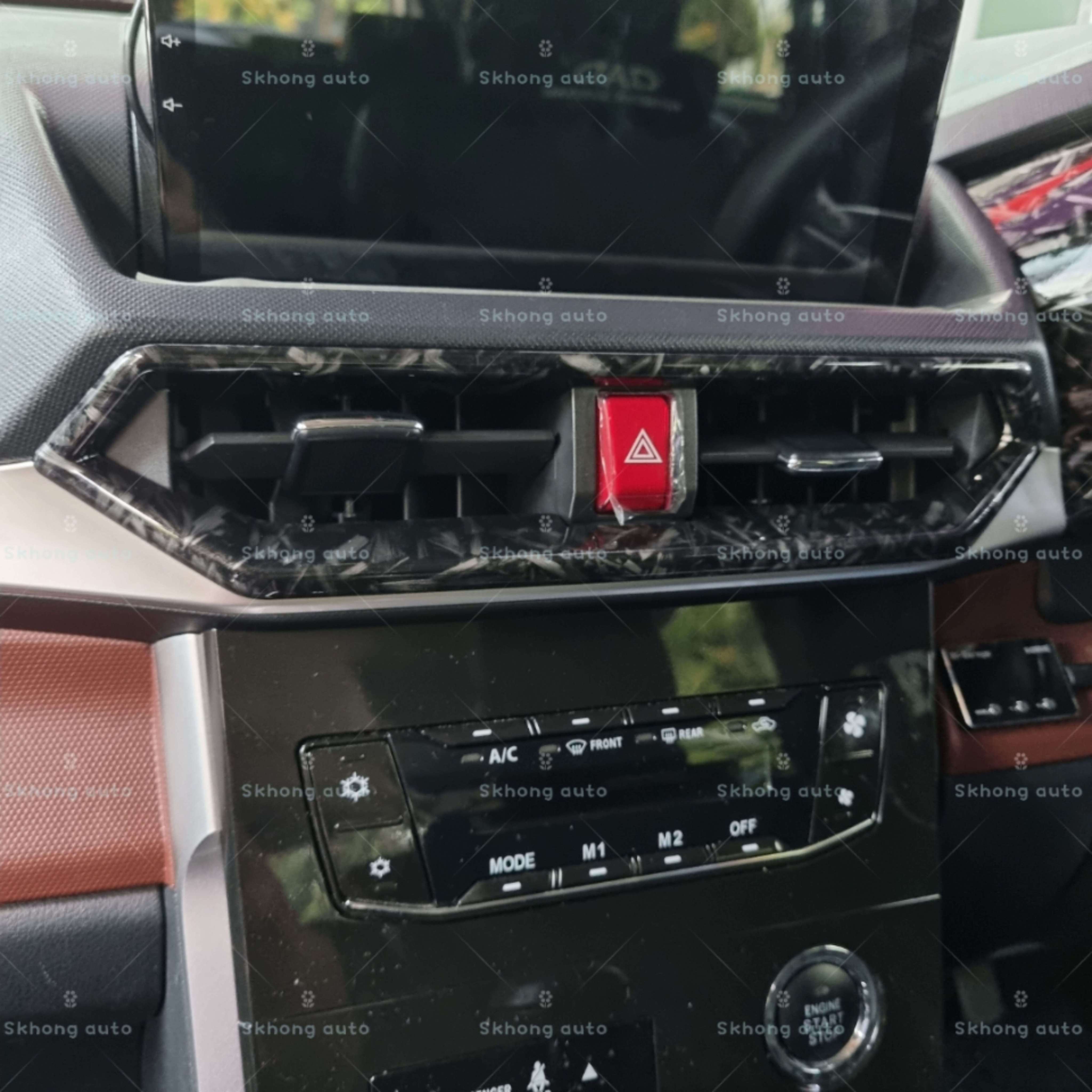 Perodua alza 2022-2025 centre air outlet frame garnish accessories alza ...