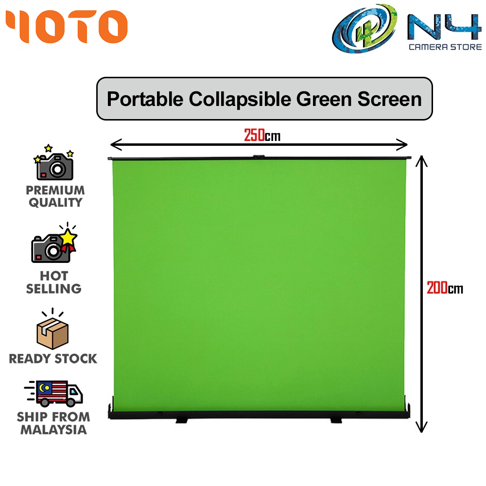 Foto Background Collapsible Green Screen Chromakey Backdrop Pop Up ...
