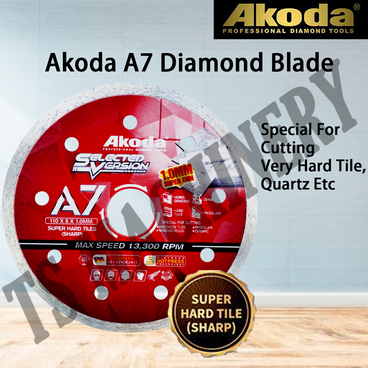 [𝐎𝐑𝐈𝐆𝐈𝐍𝐀𝐋]Akoda Heavy Duty Diamond Cutting Blade A1, A2, A3, A4, A5, A7 ...