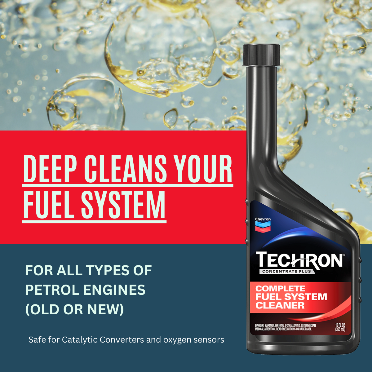 Caltex Techron Concentrate Plus Fuel System Cleaner (355ml/1 Bottle ...