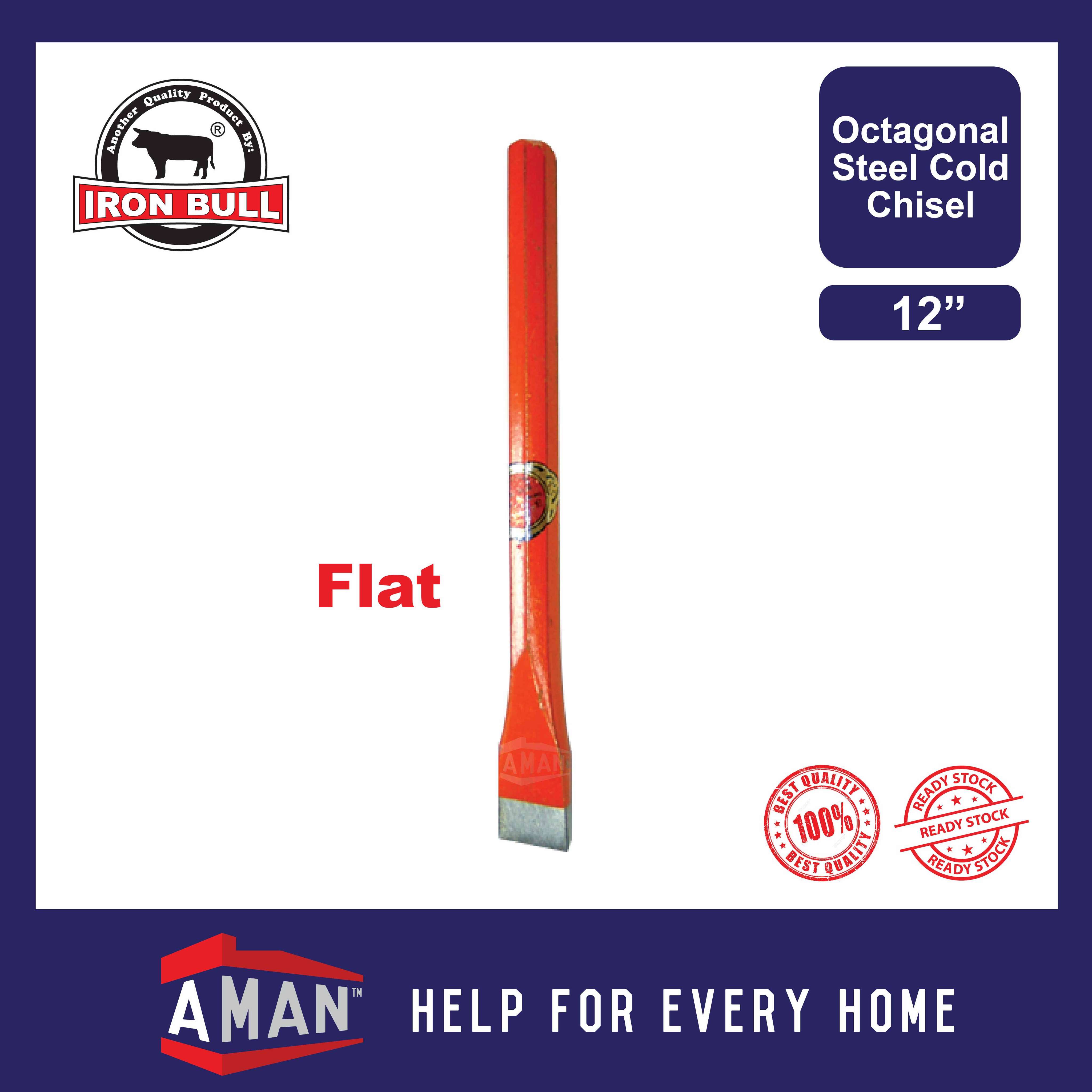 IRON BULL Cold Chisel Flat Chisel Pointed Chisel Concrete Chisel ...