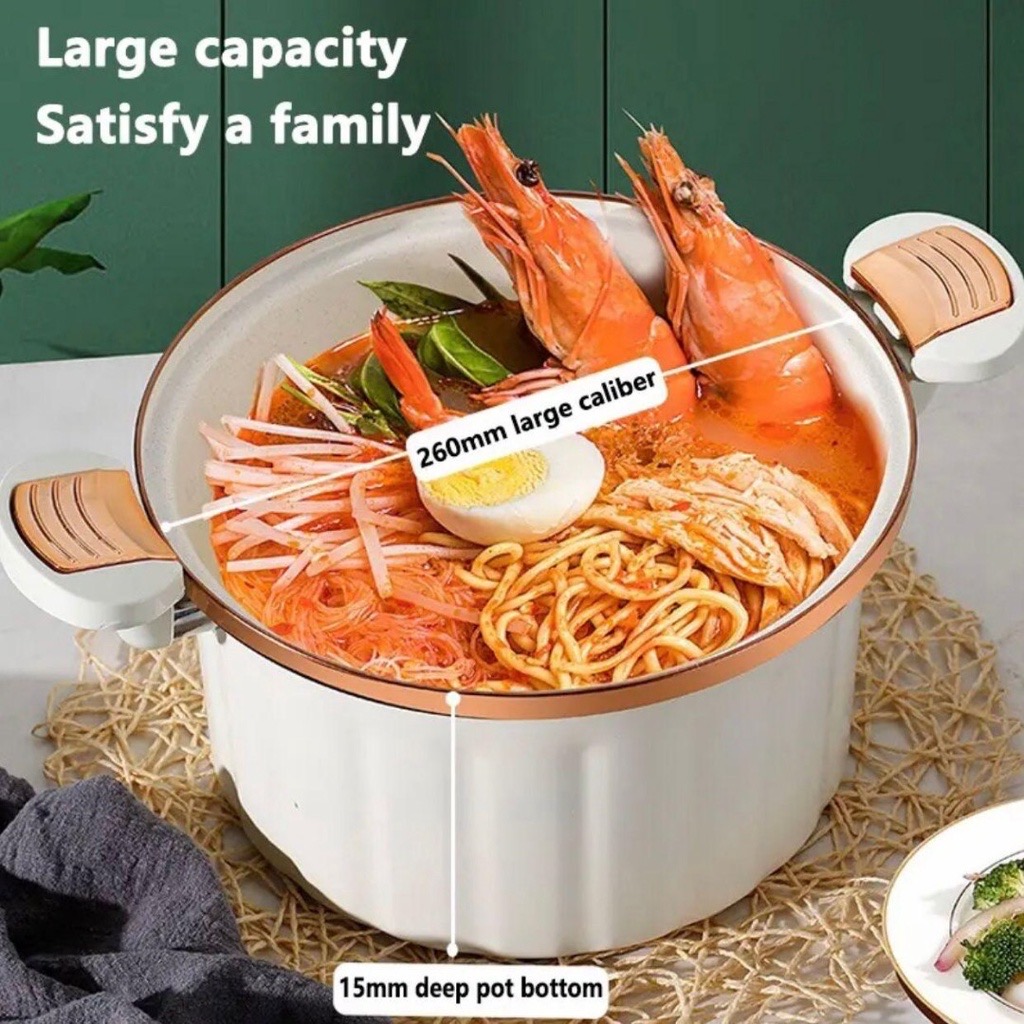Micro Pressure Roma Pot Non Stick Pot Roma Style Multifunction Stew Pot ...