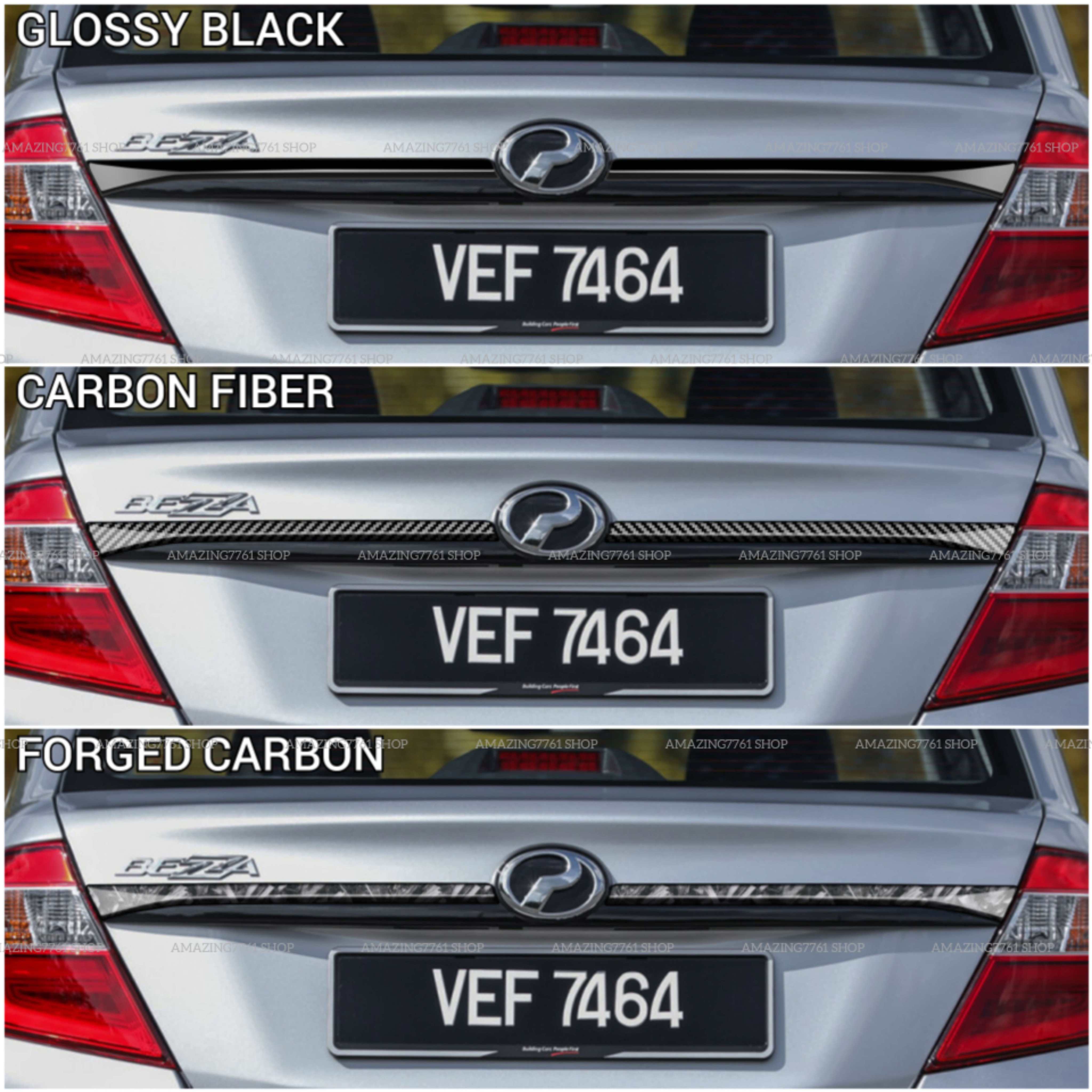 AMAZING PERODUA BEZZA FACELIFT FL 2019-2024 CAR REAR TAIL GATE TRIM ...