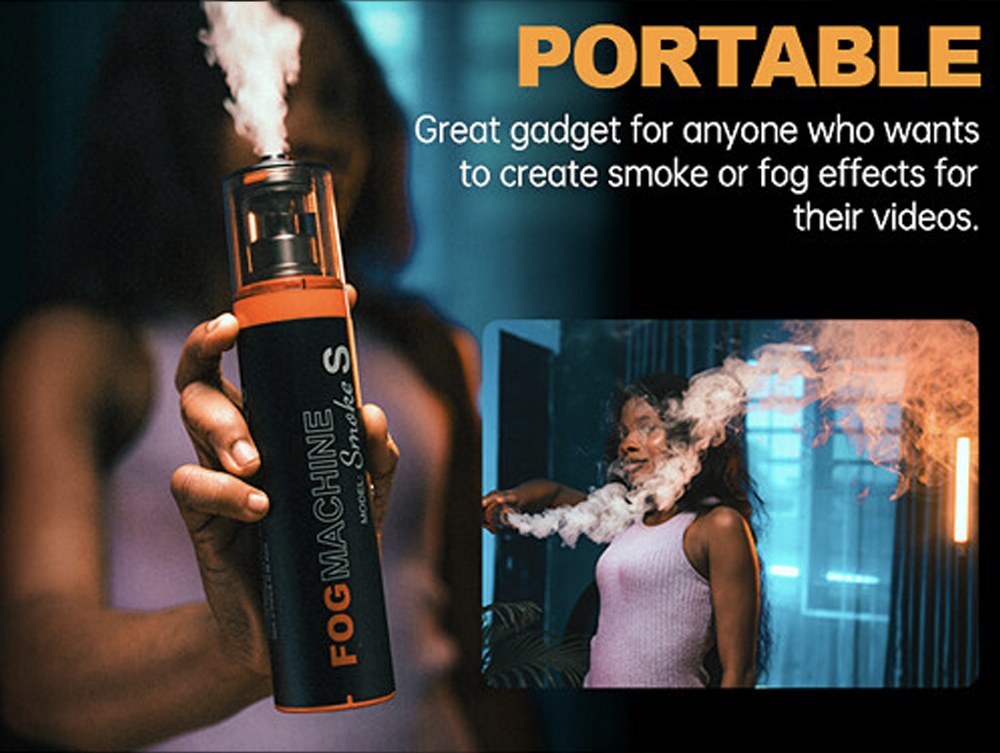 LENSGO Smoke S All-in-One Portable Handheld Mini Fog Machine | Shopee ...