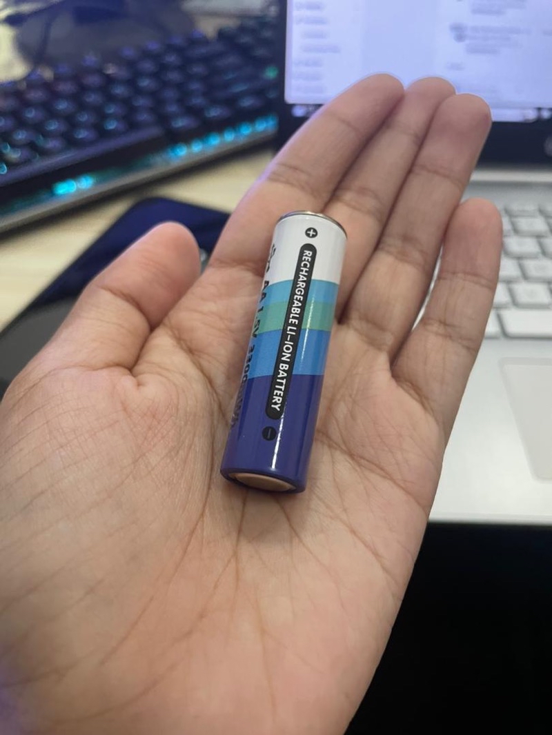 FEO Large 3300 mWh Battery AA Rechargeable Battery AAA Type C USB 1.5V ...