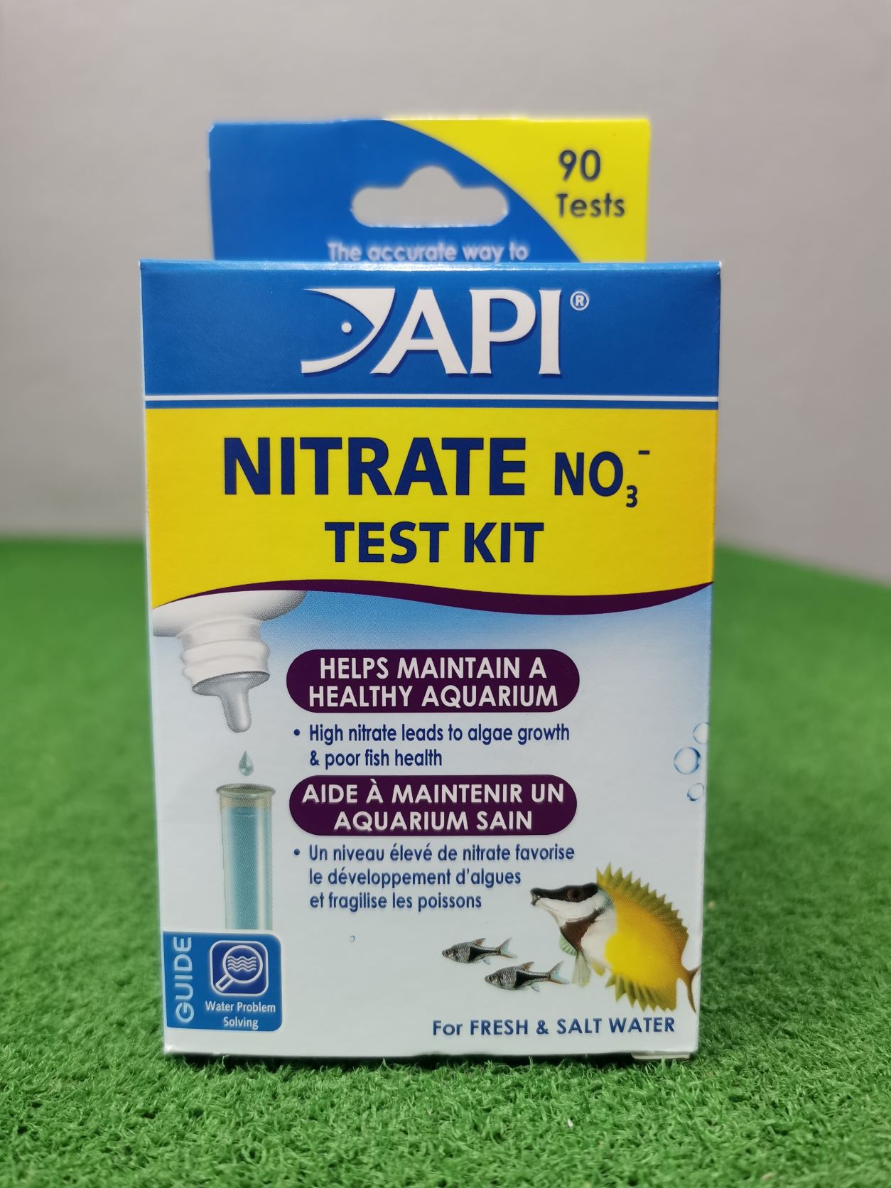 API Nitrate NO3 Test Kit. Pond Aquarium Fresh/Salt Water Tester ...