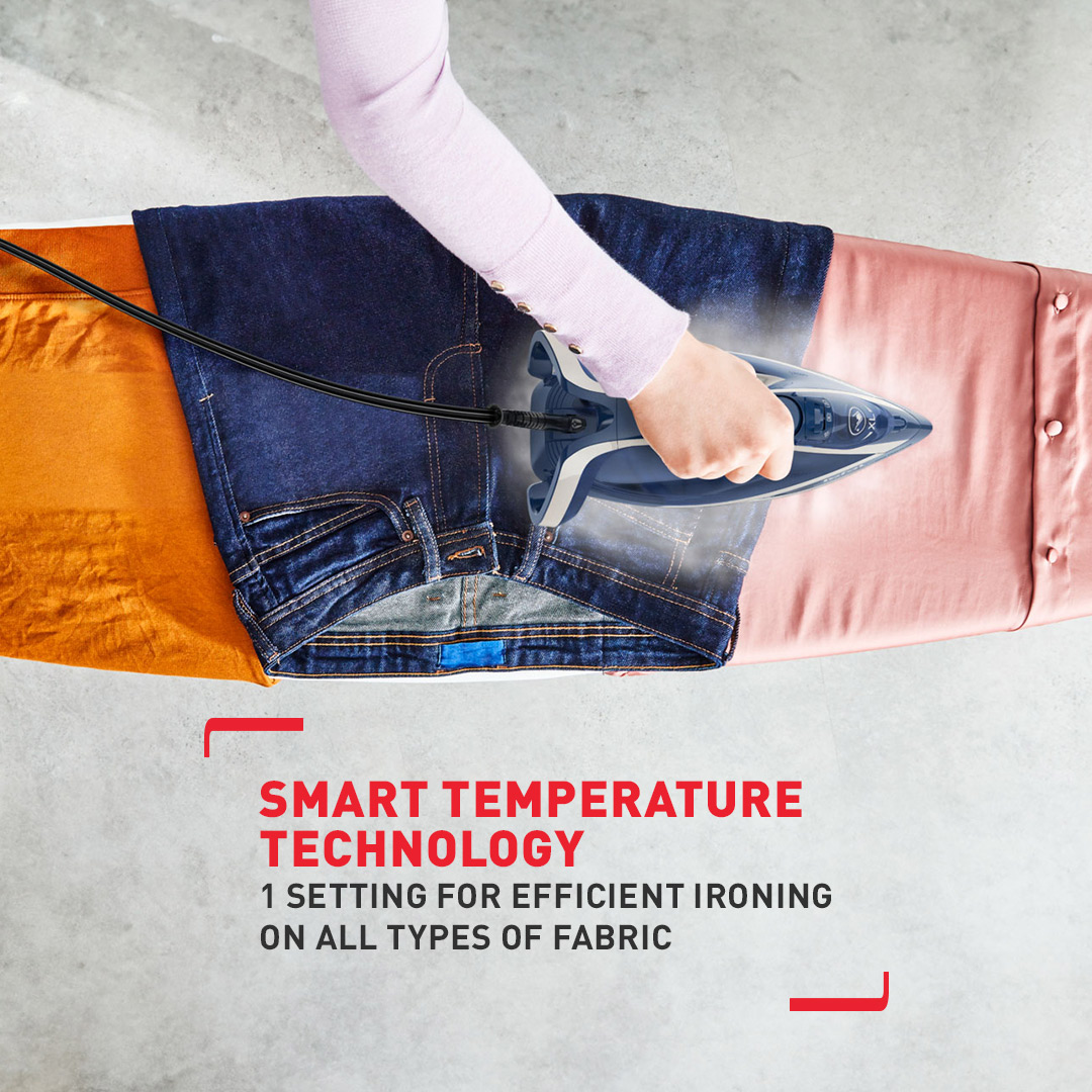 [NEW] Tefal 2800W Steam Iron Smart Protect Plus FV6872 No Temp Setting ...