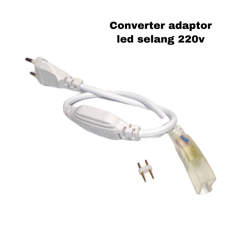220V 2 Pin Distance 8mm LED Strip Light EU Plug Power Supply Power ...