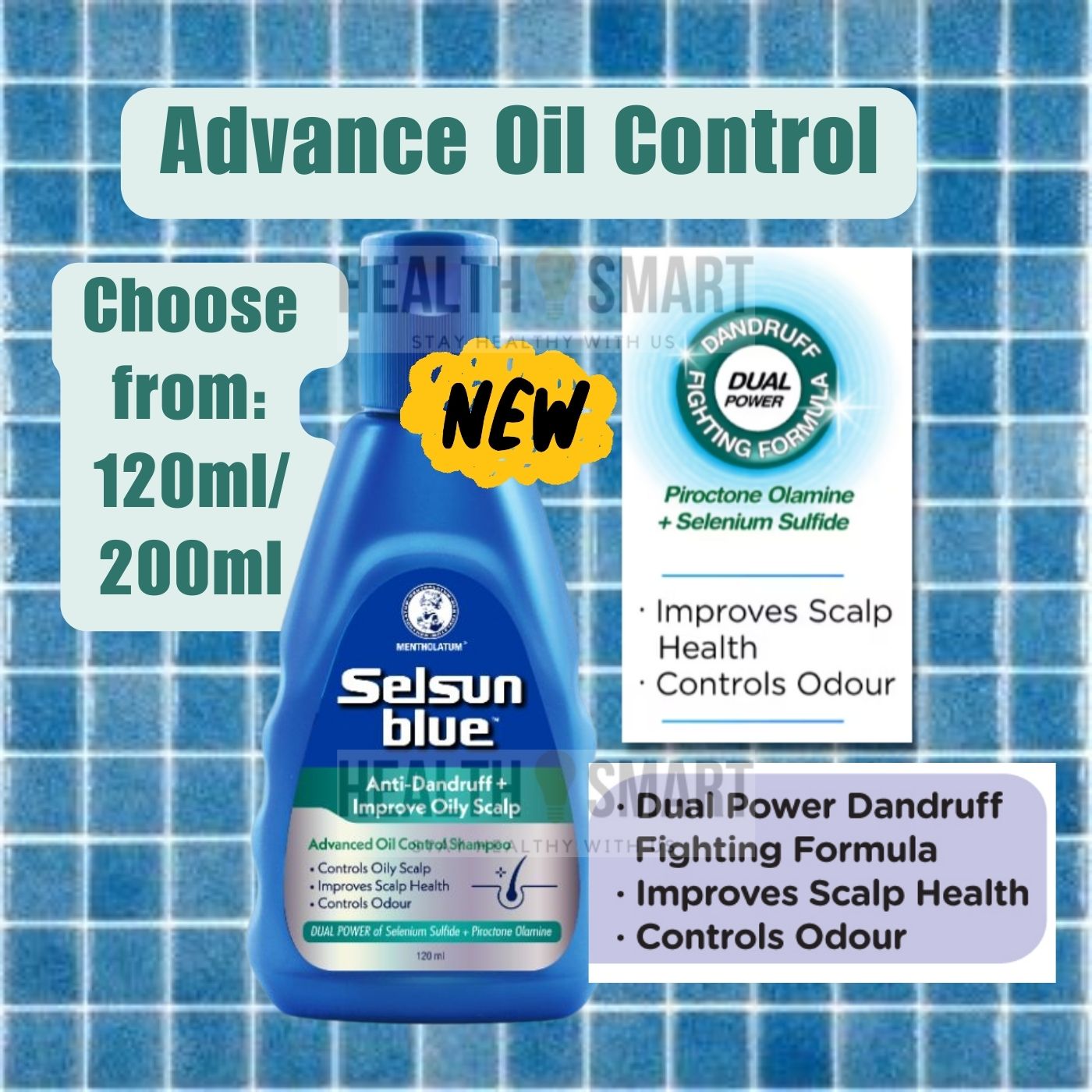 Selsun Blue Pro-X Anti-Dandruff/ Dandruff Treatment 120ml/ 200ml ...