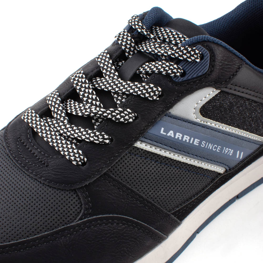 LARRIE Kasut Lelaki Hitam Outdoor Platform Kasual Sneakers 582407-TB1SV ...