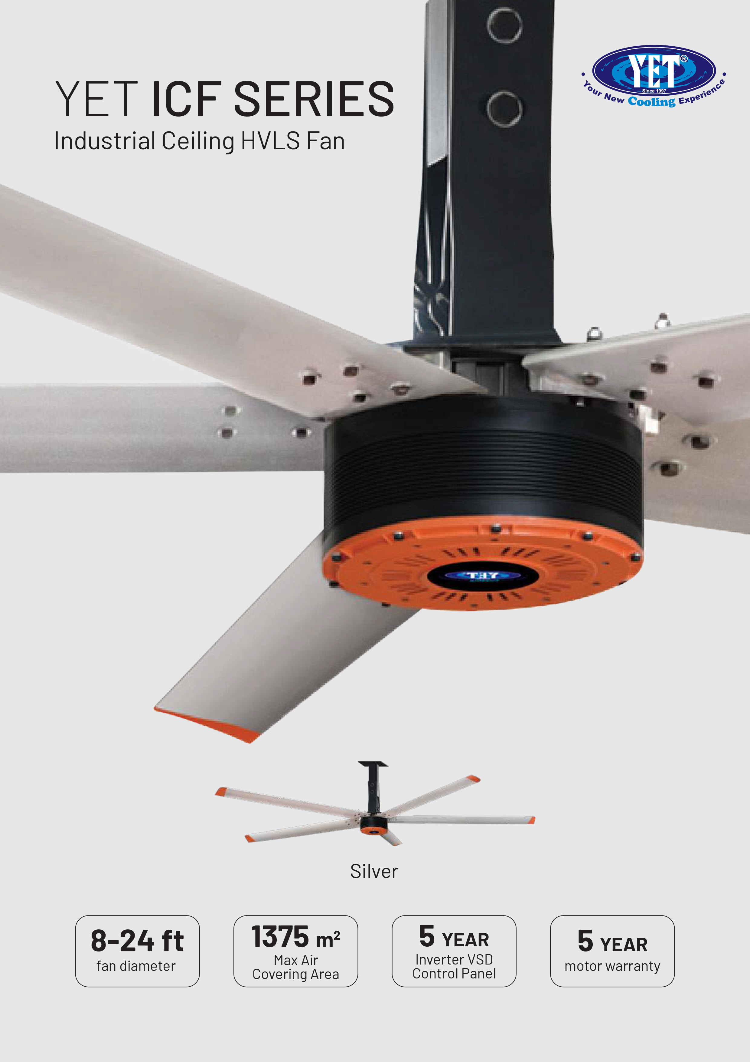 Yet ICF Series ICF-10 ICF-12 ICF-16 ICF-18 ICF-21 ICF-24 HVLS Giant ...