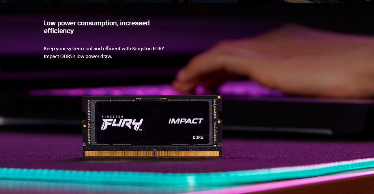 Kingston Fury Impact DDR5 Laptop RAM 8GB 16GB 32GB 4800MHz 5600MHz 6000MHz 6400MHz SODIMM Memory ...