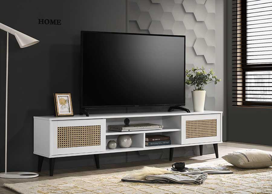 Monolife 6ft Rattan TV Cabinet Muji Aesthetic / Rak Meja TV Kabinet ...