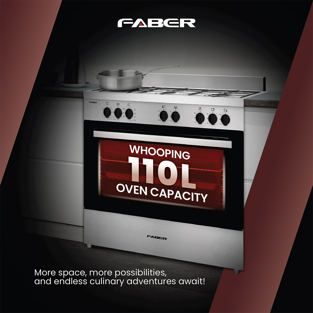 [NEW STOCK] Faber Free-Standing Cooker with 5 Burner (100L) FISSO 9995E ...