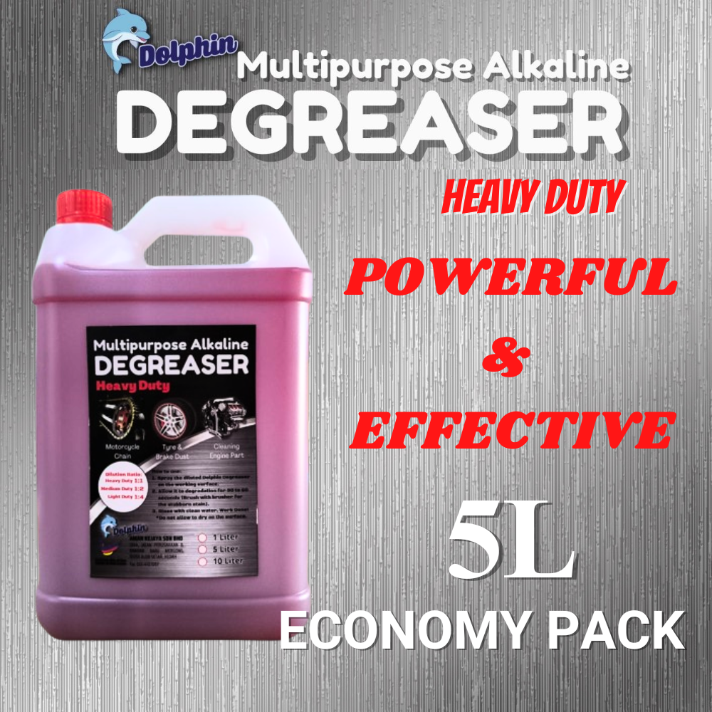 [Ready Stock] DOLPHIN Alkaline Degreaser 5L / Cecair Pencuci Minyak ...