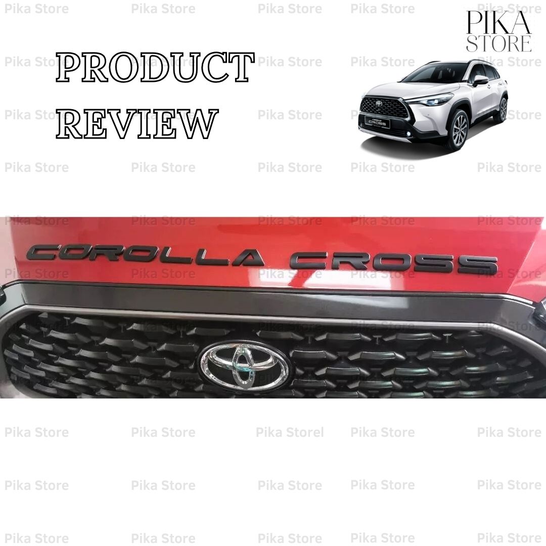 Toyota Corolla Cross Emblem Logo Sticker Toyota Cross Accessories 2024 ...