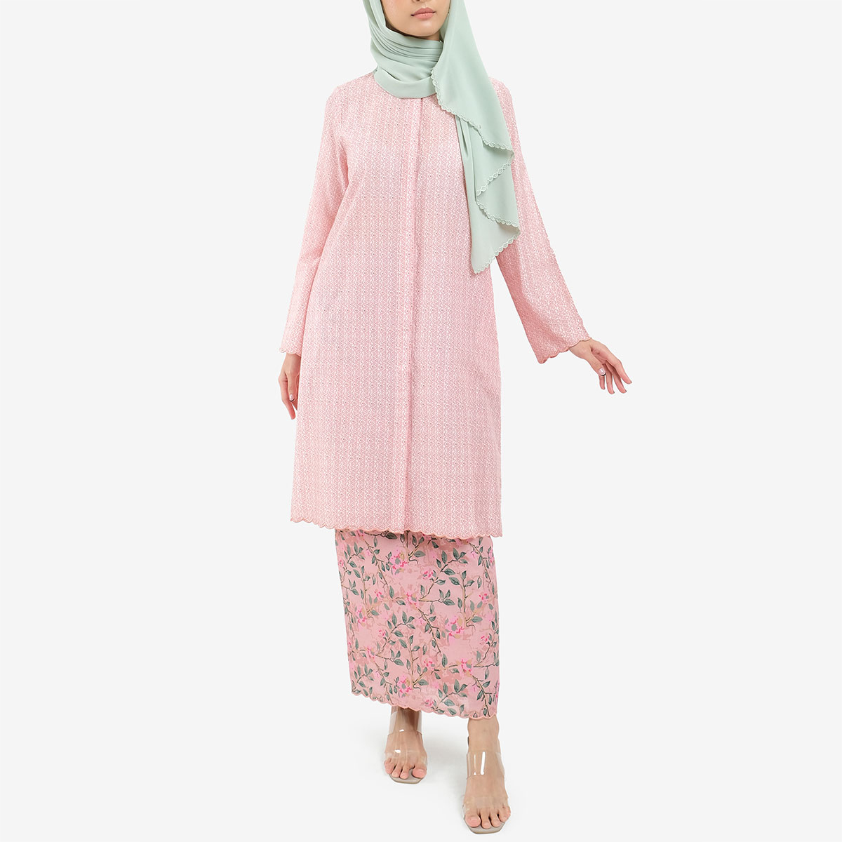 Poplook PREMIUM COTTON Pemandang Blouse & Skirt | Shopee Malaysia