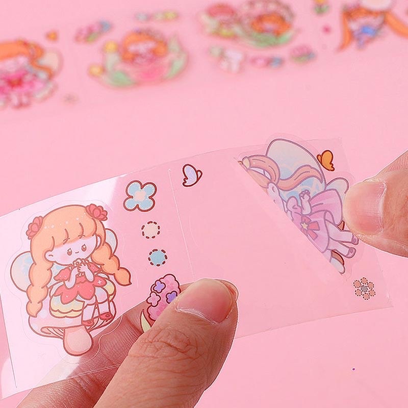 Sticker Box Waterproof Transparent Sticker Cartoon Mobile Phone ...