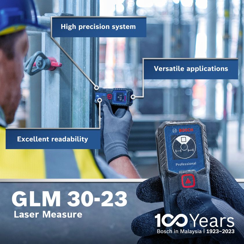 SYK BOSCH GLM30-23 GLM 30-23 0601072XK0 Digital Laser Measure Distance ...