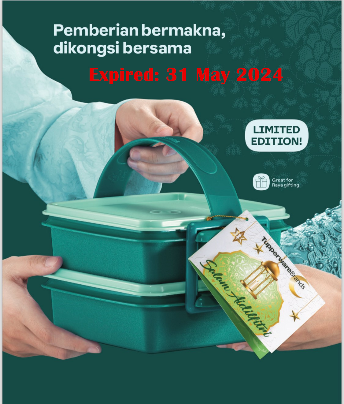 Tupperware Raya Cake 2024/ Ramadan Kuih/ Raya Kuih/ Raya Cake set ...