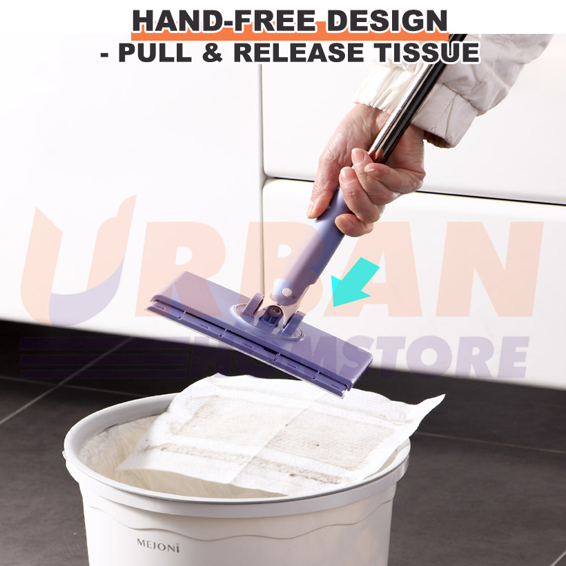 UBH Flat mop Lazy mop viral Hand free Disposable wet tissue Floor wipes ...