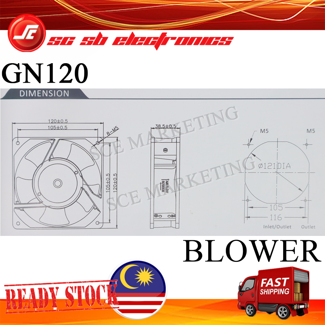 AC AXIAL FAN BLOWER COOLING ACDC BLOWER 240V WITH SLEEVE BEARING SYSTEM ...