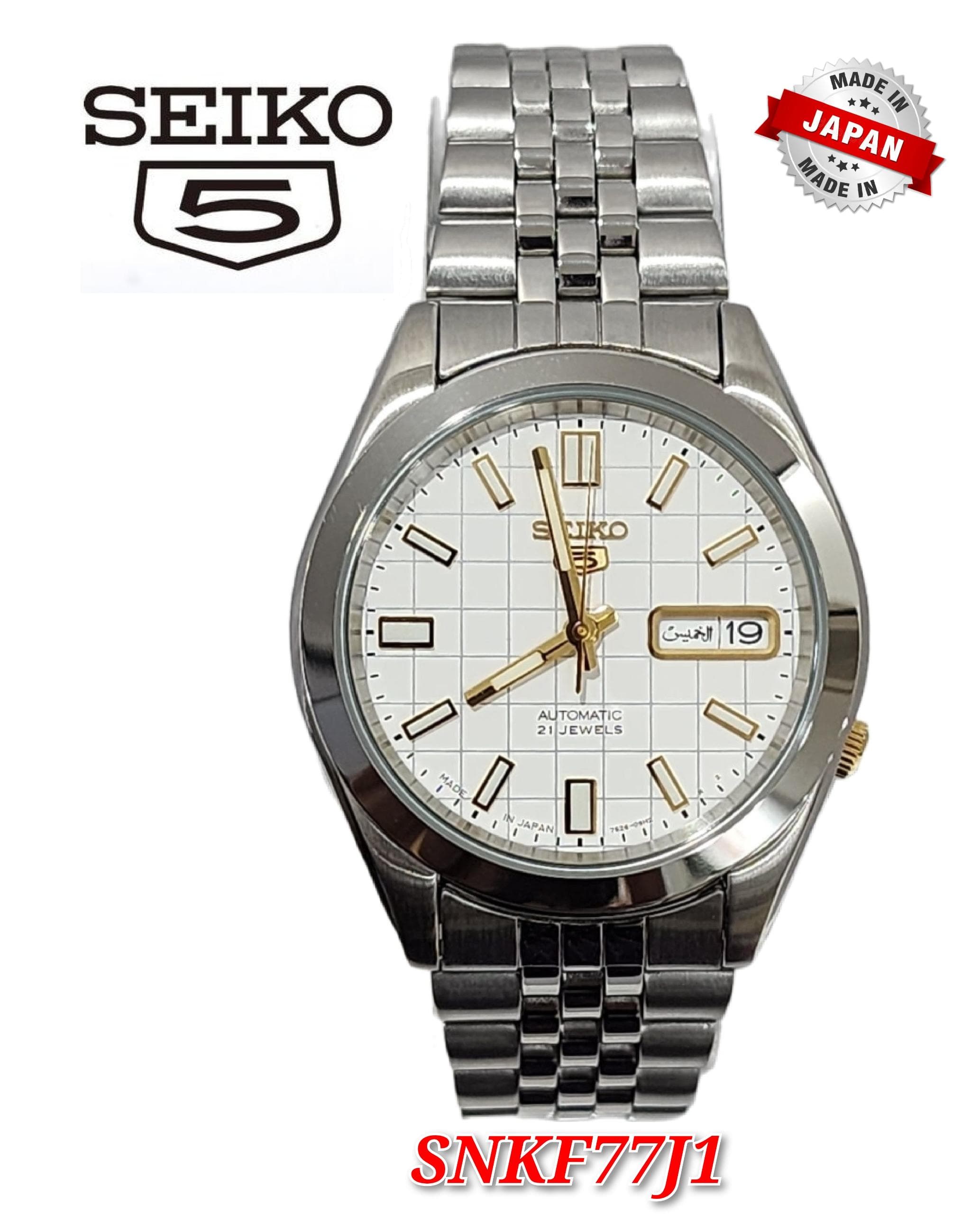 Made in Japan Seiko 5 Dress Watch for Men SNKF77J1 | Shopee Malaysia