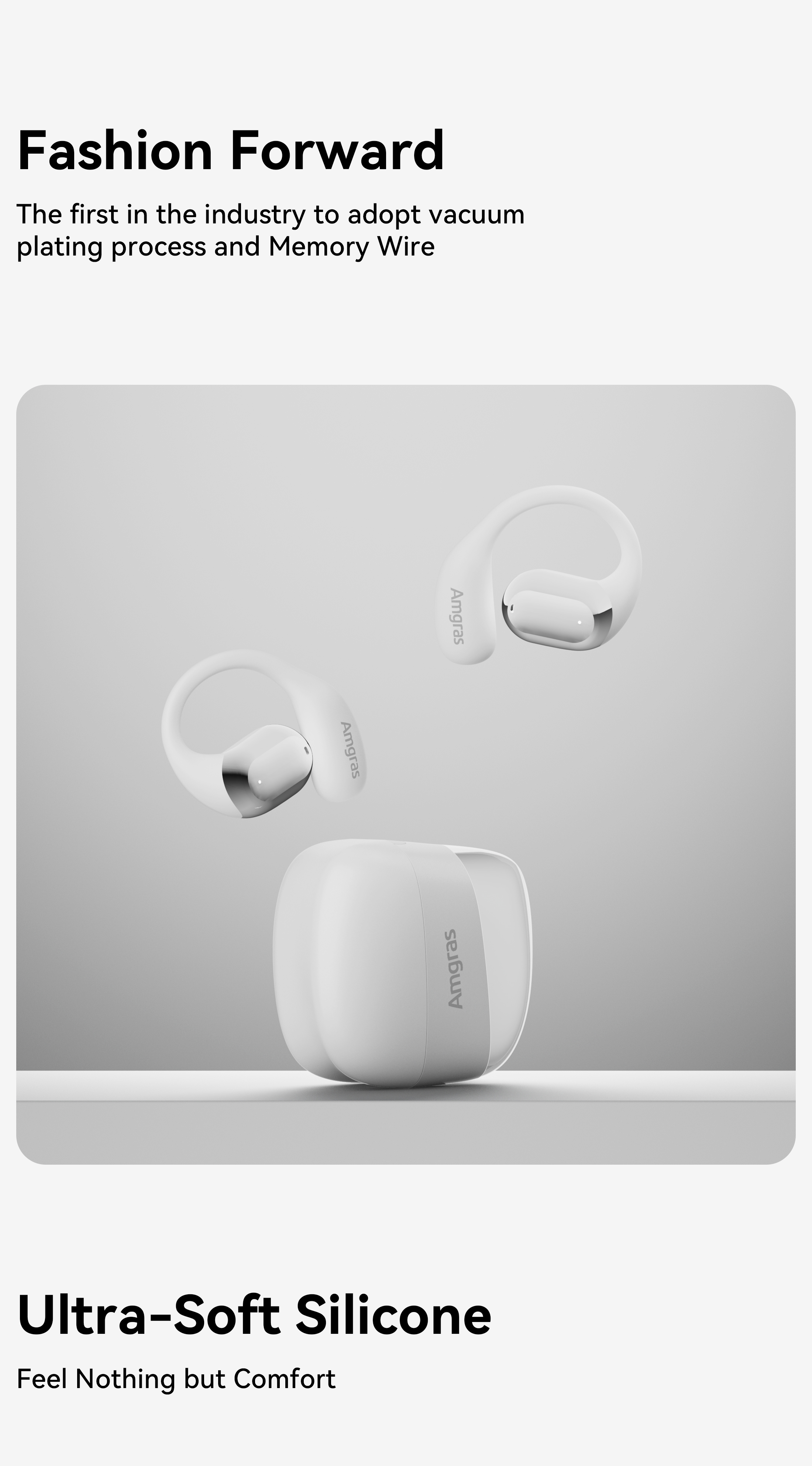 Amgras OpenEcho Ⅳ Ultra OWS Bluetooth Earphone ENC Noise reduction Game ...