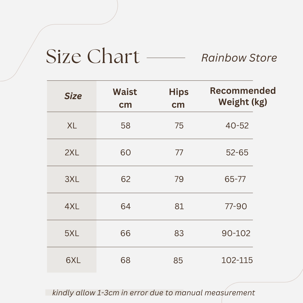 High Waist Panties Plus Size XL-6XL Solid Color Cotton Underwear High ...