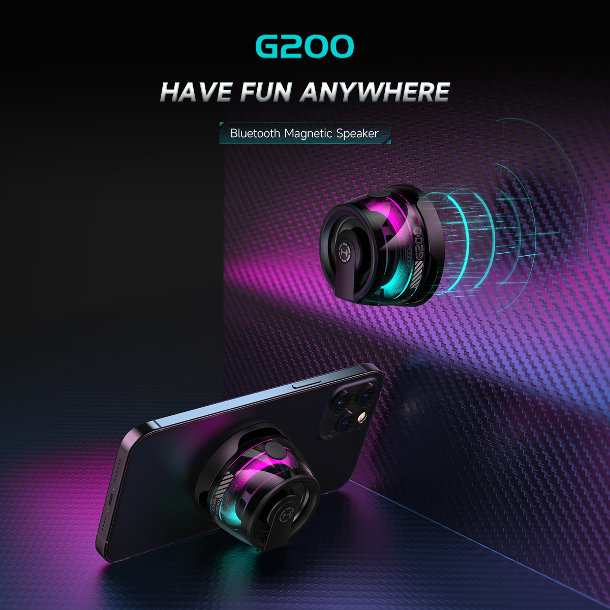 Edifier Hecate G200 Magnetic Portable Speaker - Bluetooth V5.3 | RGB ...