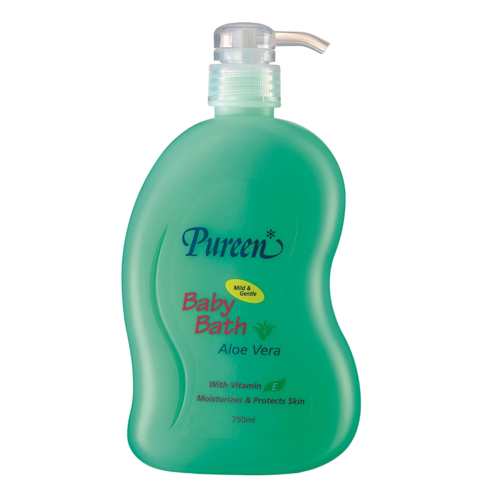 Pureen Baby Bath with Aloe Vera 750ML | Shopee Malaysia