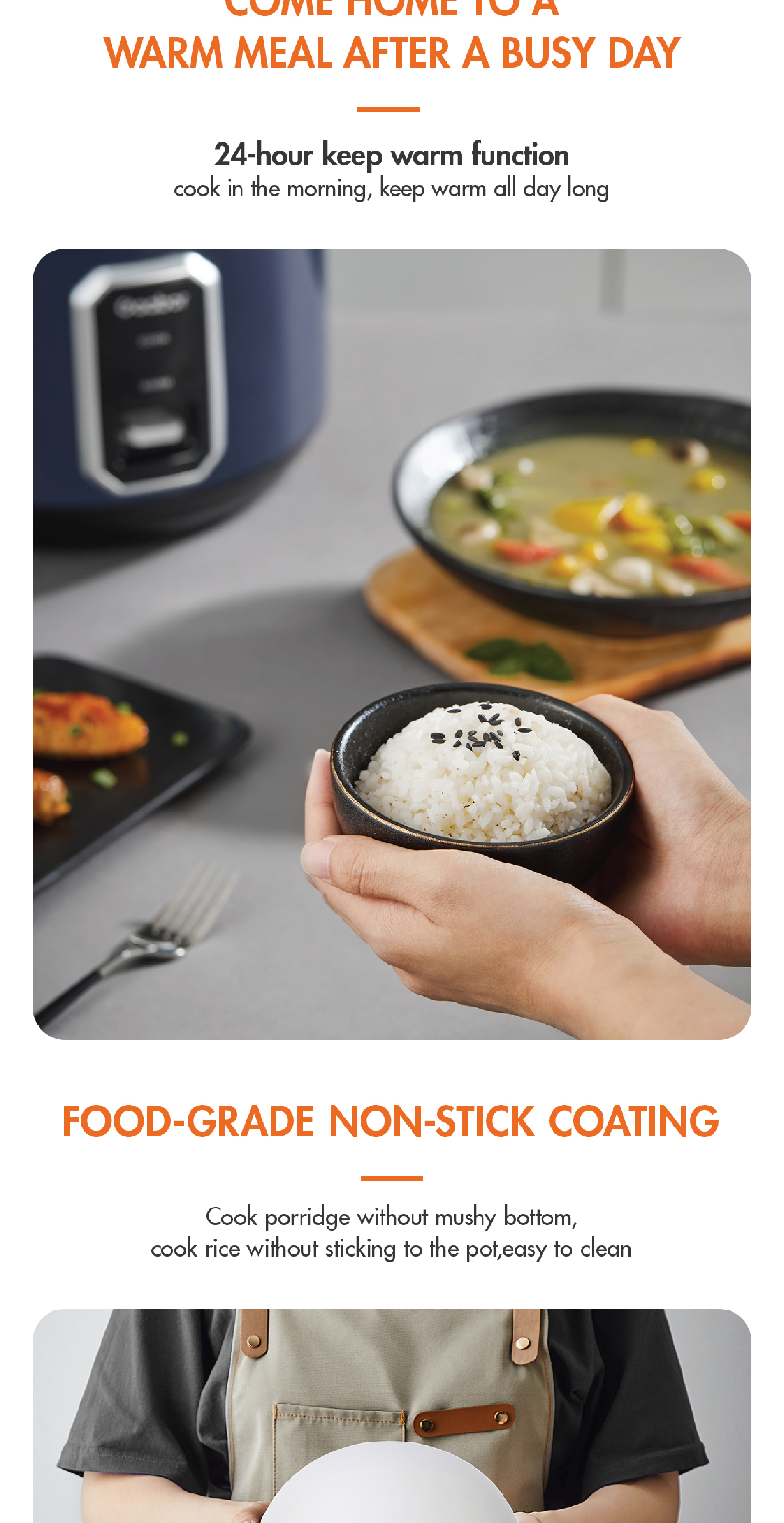 Gaabor Electric Multifunctional Fast Cooking Rice Cooker (5L) RC50M ...