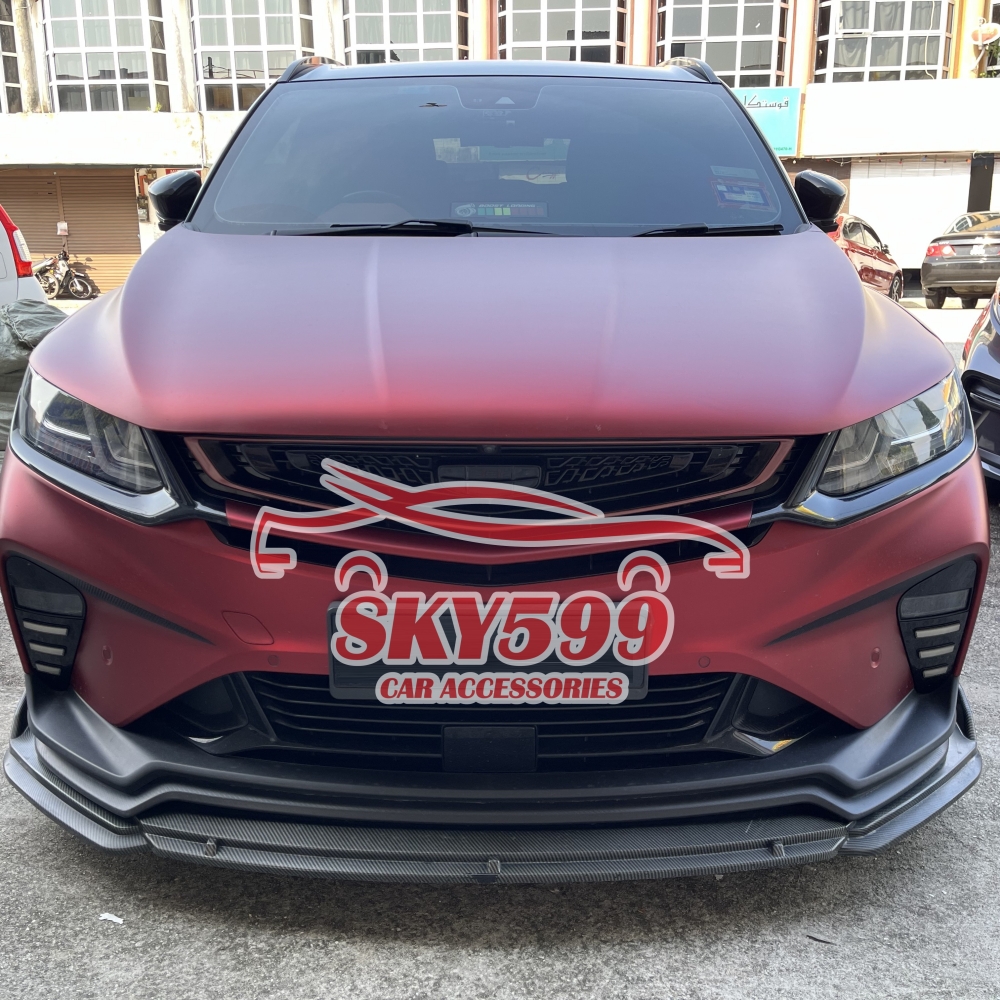 Proton X50 Front Bumper Diffuser Lip Wrap Angle Splitters Side Skirt ...