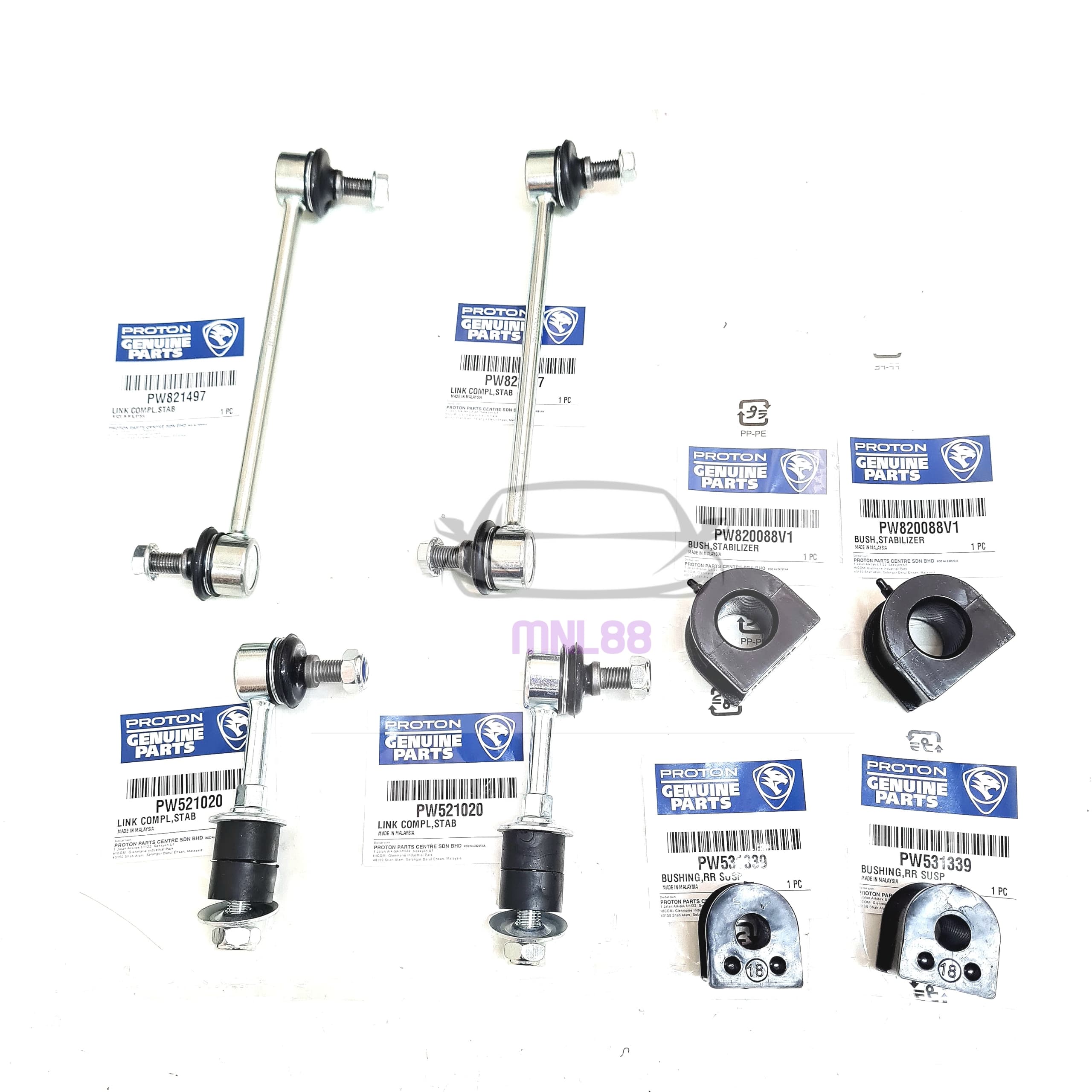 PROTON WAJA, GEN2 ,PERSONA STABILIZER LINK/ABSORBER LINK FRONT AND REAR ...