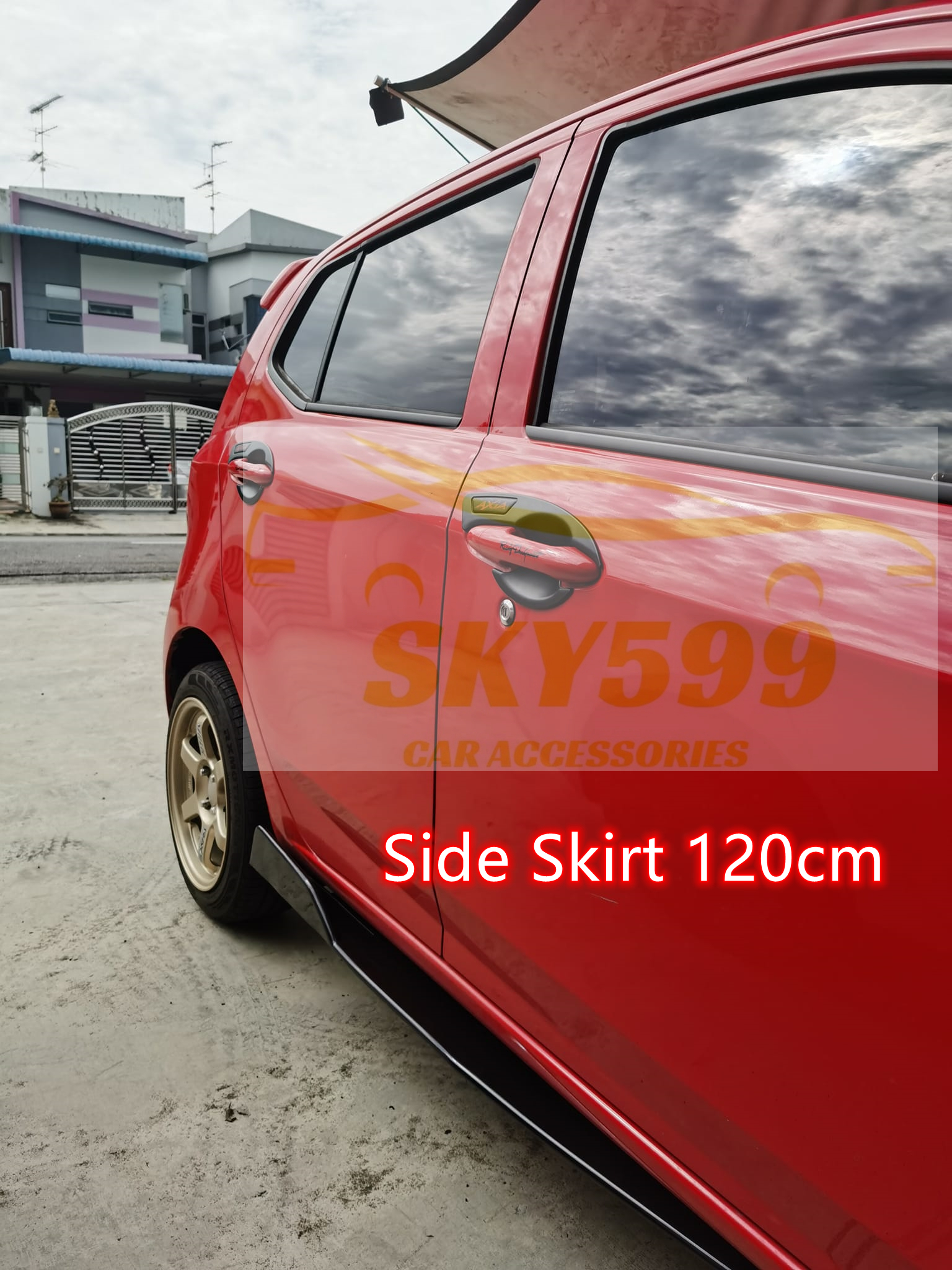 Perodua Axia 2014-2019 Front Bumper Diffuser Lip Wrap Angle Splitters ...